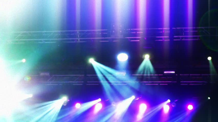4k concert stage lights bright show Stock Footage Video (100% Royalty ...