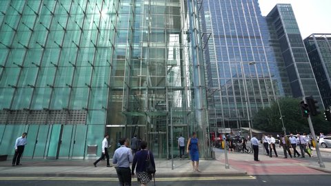 Glass Front Third Space Office Building Stock Footage Video (100% ...