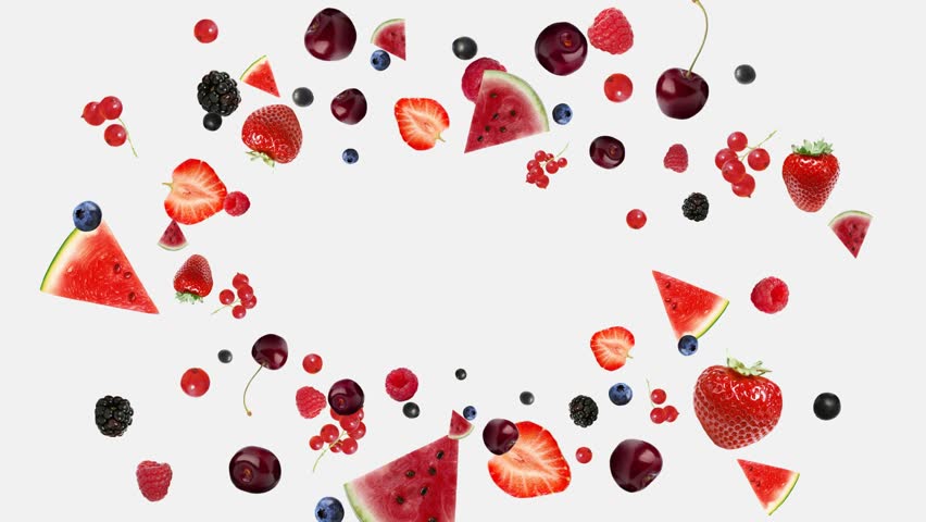 Berry Blast, Explode Berries, Many Stock Footage Video (100% Royalty ...