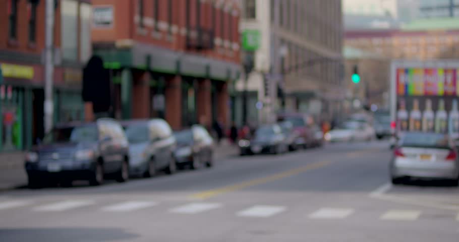 city street sidewalk use green screen Stock Footage Video (100% Royalty ...