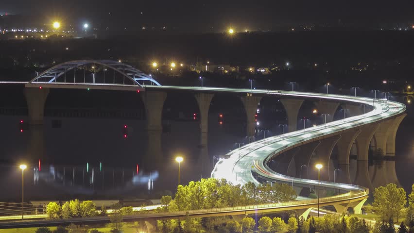 Richard bong memorial bridge Stock Video Footage - 4K and HD Video ...
