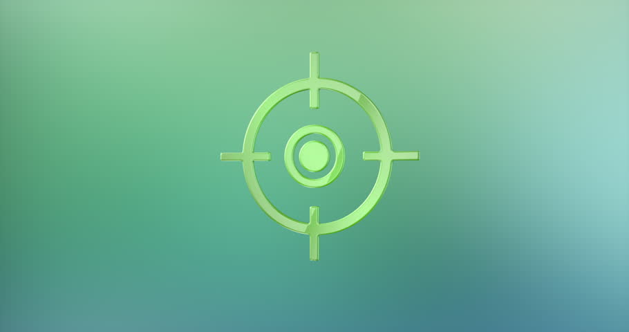 Animated Target Crosshair Color 3d Stock Footage Video (100% Royalty ...
