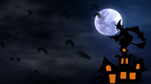 Happy Halloween Virtual Green Screen Background Stock Footage Video ...