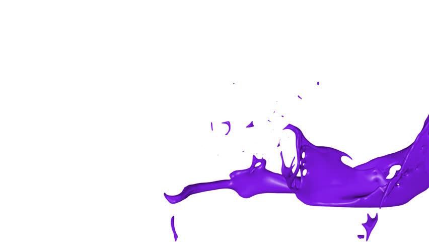 isolated paint splash alpha channel Stock Footage Video (100% Royalty ...