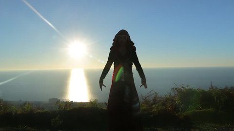 hands face ghost distorting beautiful scenery Stock Footage Video (100% ...