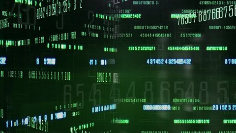 Technology Background Abstract Digital Code Motion Stock Footage Video (100% Royalty-free ...