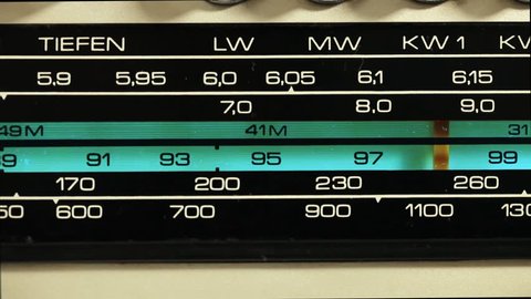 Tuning Dial Transistor Radio Stock Footage Video (100% Royalty-free ...
