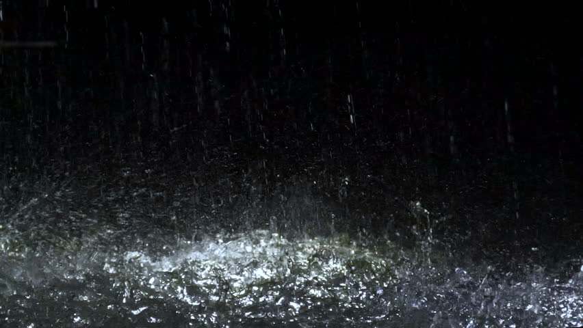 Raindrops Falling in Fountain at Stock Footage Video (100% Royalty-free ...