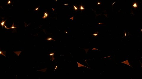 Abstract Seamless Triangular Crystalline Background Animation Stock ...