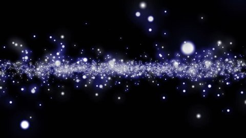 cinematic blue moving particles triangle shapes Stock Footage Video ...