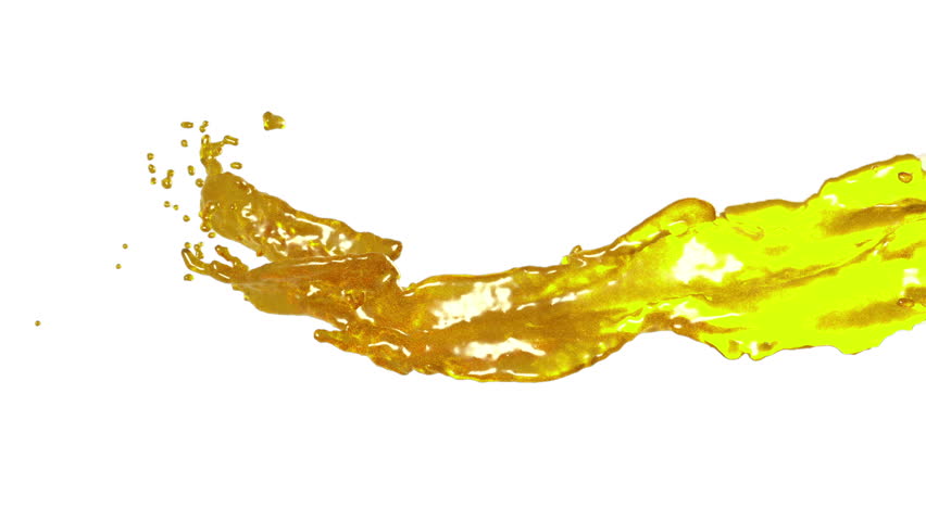 Flying Yellow Fluid Flow in Stock Footage Video (100% Royalty-free ...