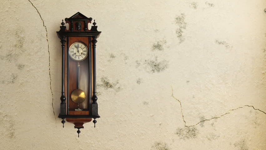 vintage grandfather clock ticking real time Stock Footage Video (100% ...