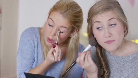 4k Teenage Girls Hanging Out Bedroom Stock Footage Video (100% Royalty ...