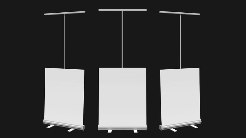 Banner Stand Design Rollup Stock Video Footage - 4K and HD Video Clips ...