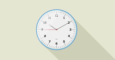 Realistic Office Clock Wall Round Watches Stock Vector (Royalty Free ...