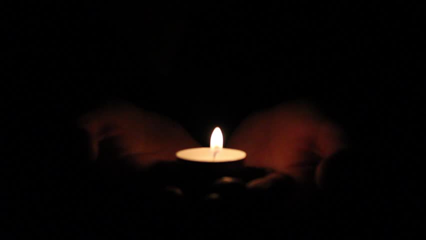 Fading Flame, Little Candle in Stock Footage Video (100% Royalty-free ...