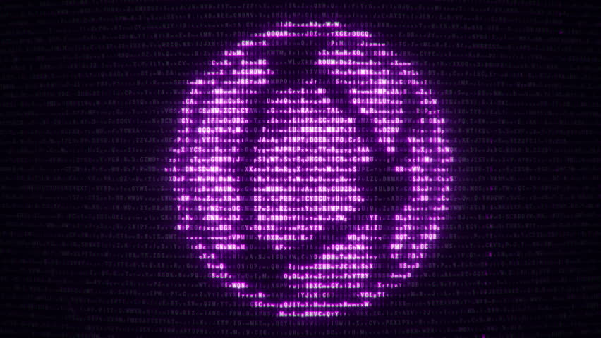 abstract background binary code symbol computer Stock Footage Video ...