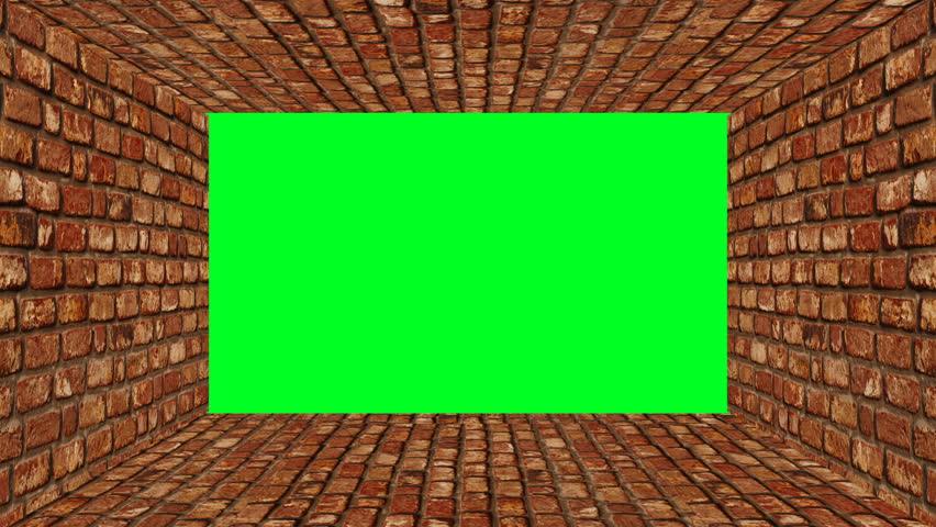 3d room green screen brick wall: stockbeeldmateriaal en -video's ...