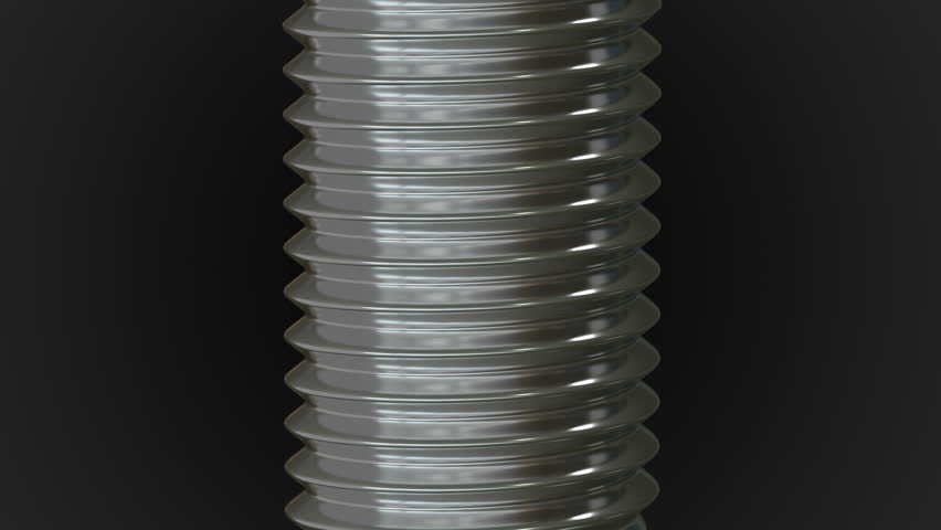 rotating nut on bolt loop ready Stock Footage Video (100% Royalty-free ...