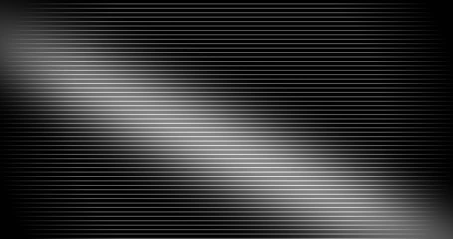 black white tv curved scanlines background Stock Footage Video (100% ...