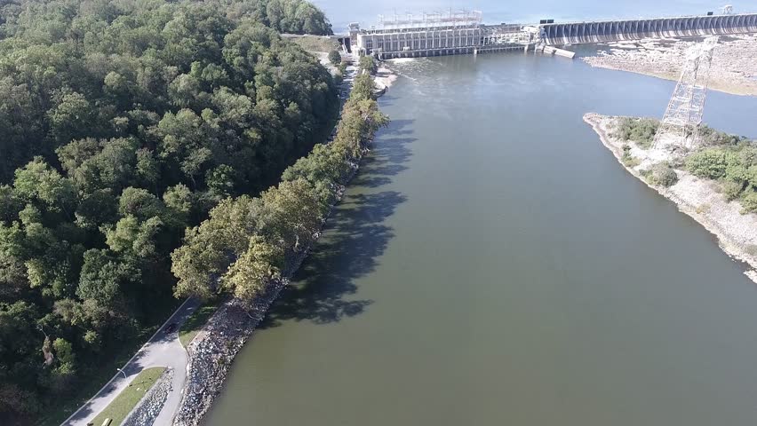 Aerial Footage Conowingo Dam, Conowingo Stock Footage Video (100% ...