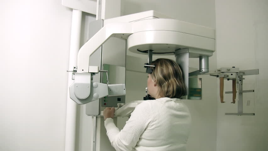 panoramic radiology machine hd woman standing Stock Footage Video (100% ...