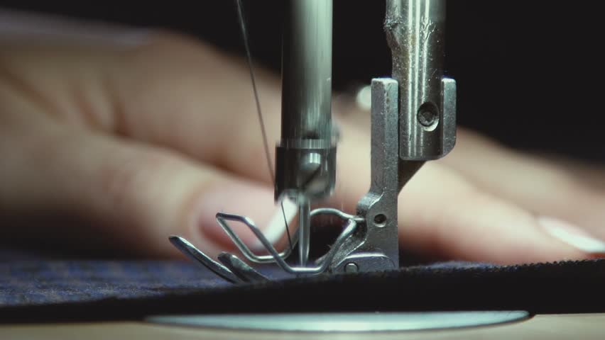A Sewing Machine in Motion. Stock Footage Video (100% Royalty-free ...