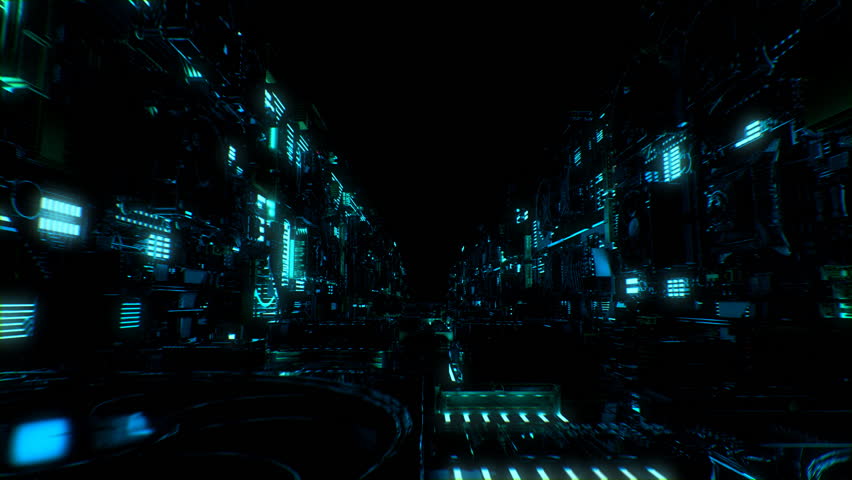 fly through computer motherboard world looping Stock Footage Video (100 ...