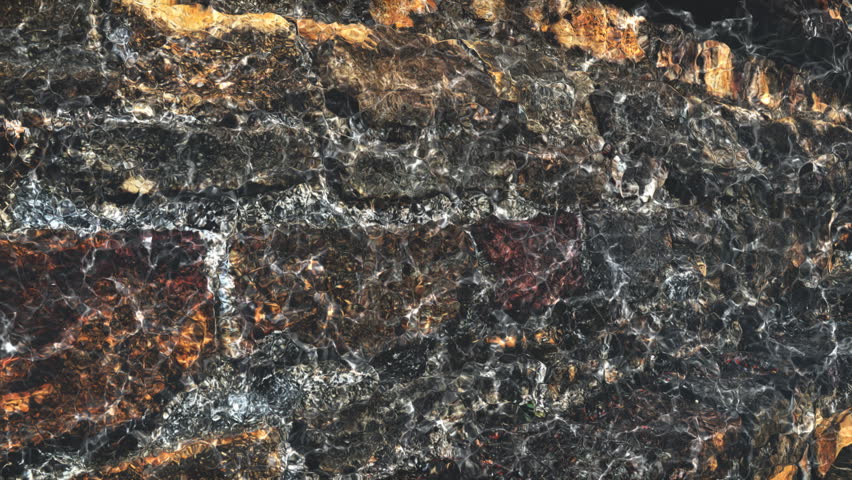 animation water pond stone texture Stock Footage Video (100% Royalty ...