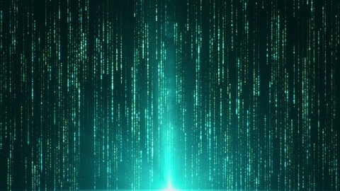 matrix style binary code camera moves Stock Footage Video (100% Royalty ...