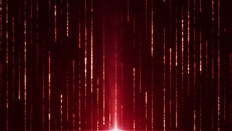 red animated matrix background computer code Stock Footage Video (100% ...