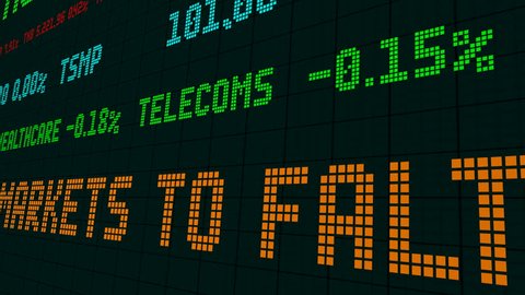 Stock Market Ticker Us Trillion Cash Stock Footage Video (100% Royalty ...