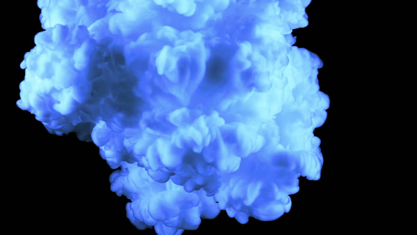 colored smoke explosion on white slow Stock Footage Video (100% Royalty ...