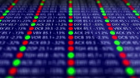 stock index display trading dashboard buy Stock Footage Video (100% ...