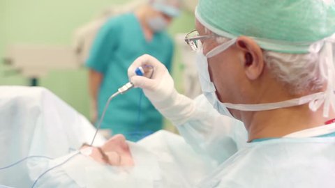Endoscopic Transnasal Surgery Operation Conducted Professor Stock ...