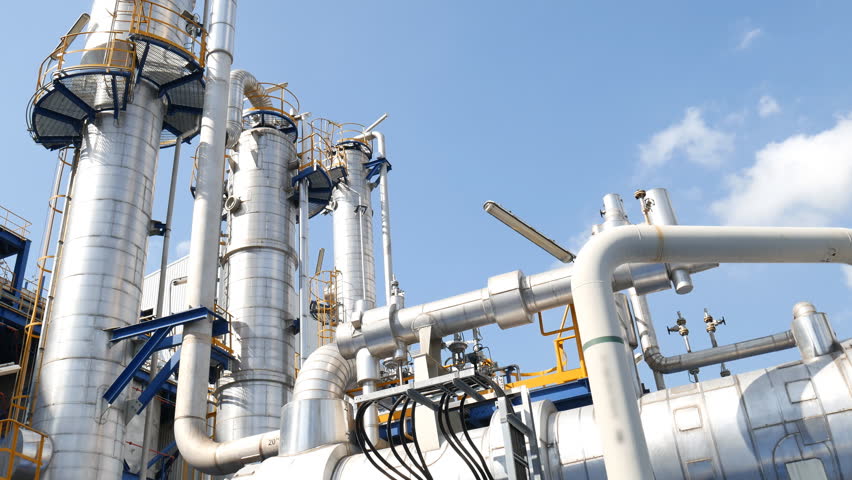 chemical refinery plant Stock Footage Video (100% Royalty-free ...