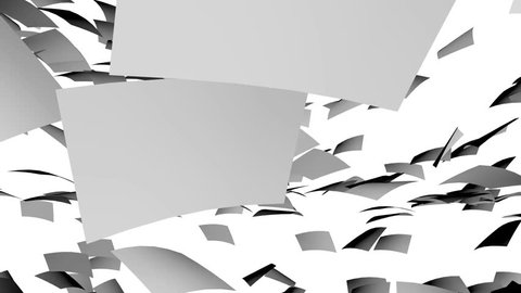 White Paper Falling On Background Stock Footage Video (100% Royalty ...