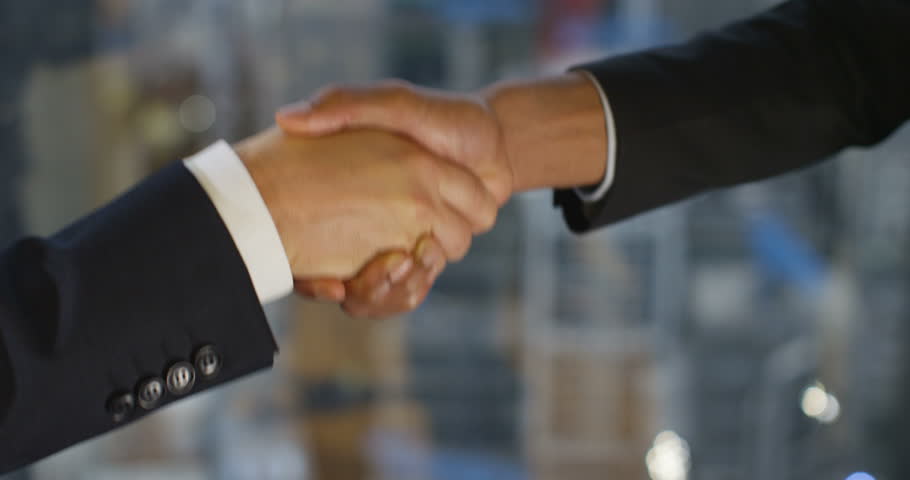 4k, Closeup of a Handshake Stock Footage Video (100% Royalty-free ...
