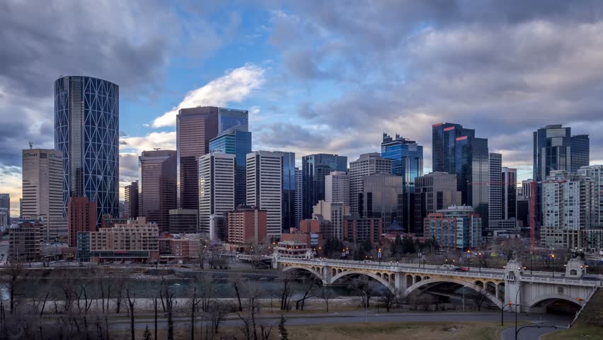 Calgary, Canada - Nov 6: Stock Footage Video (100% Royalty-free ...