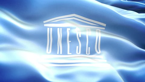 Animation Flag Unesco Unesco United Nations Stock Footage Video (100% ...