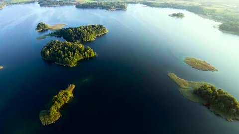 Aerial View Long Chau Lighthouse On Stock Footage Video (100% Royalty ...