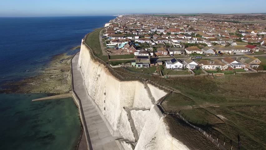 Aerial View of Peacehaven, East Stock Footage Video (100% Royalty-free ...