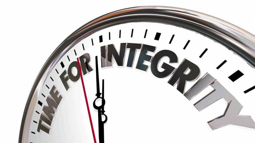 time integrity clock honesty trust reputation Stock Footage Video (100% ...