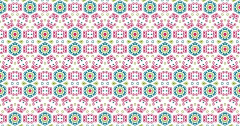 Seamless Cuban Floral Border Pattern Vector Stock Vector (Royalty Free ...