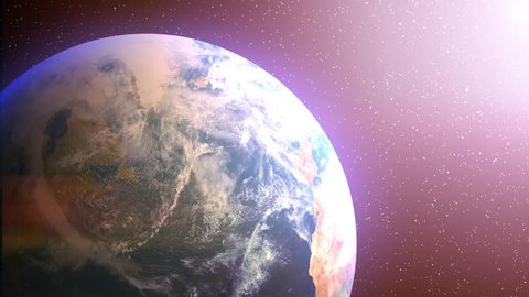 Earth Zoom 3d Background Animation You Stock Footage Video (100% ...