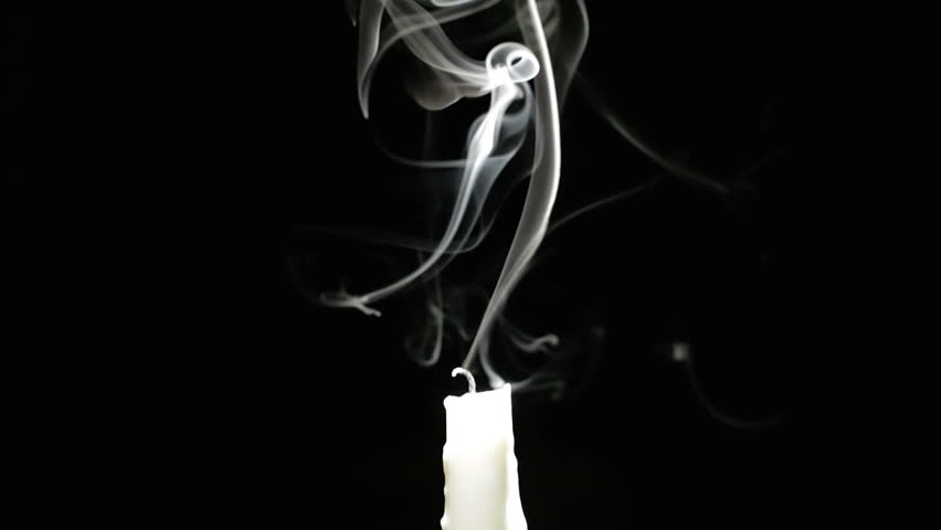 Candle Blown Out. the Candle Arkivvideomateriale (100 % royaltyfritt ...