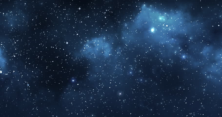 galaxy creation blue sky star loopable Stock Footage Video (100% ...