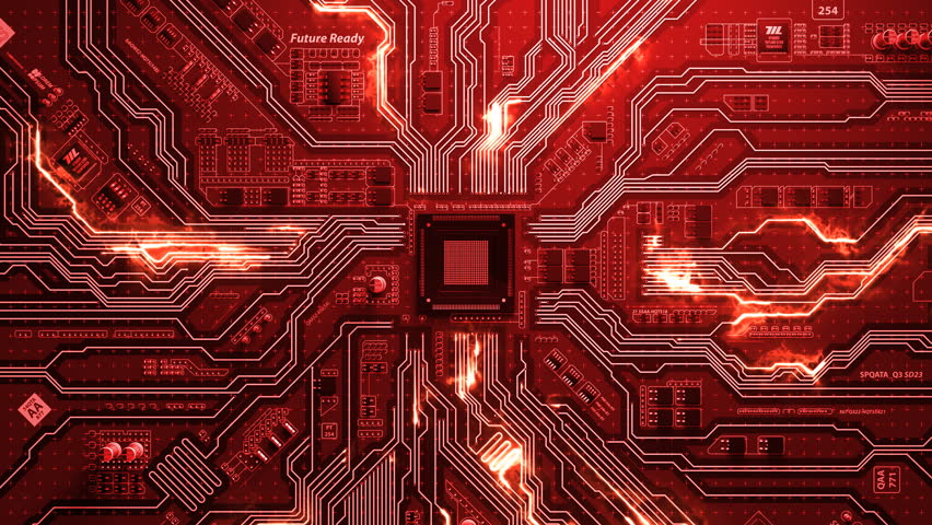 loopable video futuristic circuit board Stock Footage Video (100% Royalty-free) 21464761 ...
