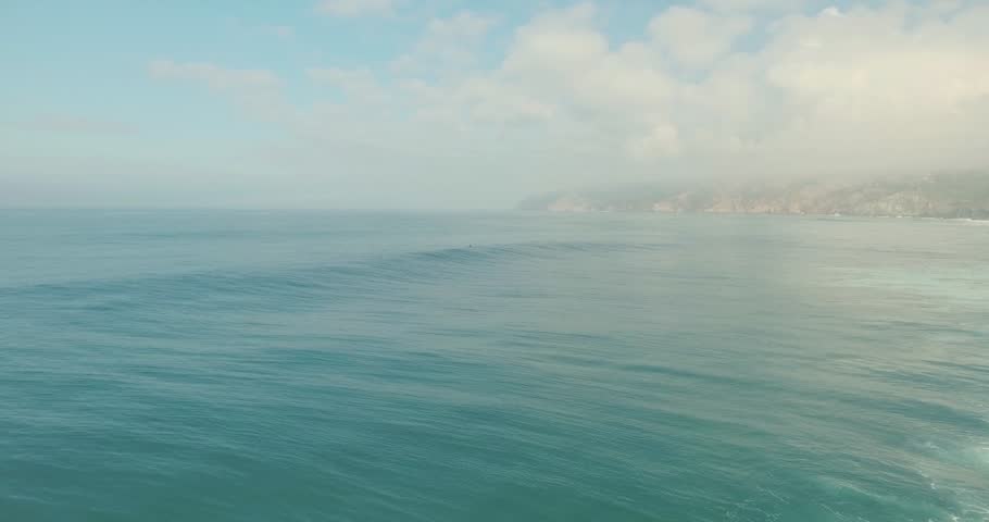 Aerial of the Pacific Ocean, Stock Footage Video (100% Royalty-free ...