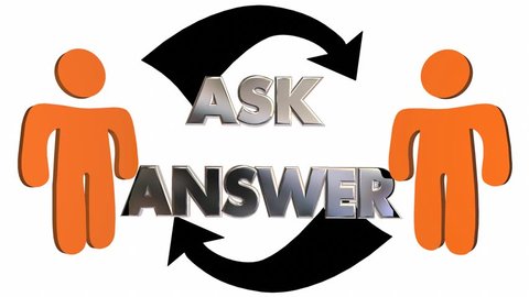 Ask Answer Questions Get Help People Stock Footage Video (100% Royalty ...